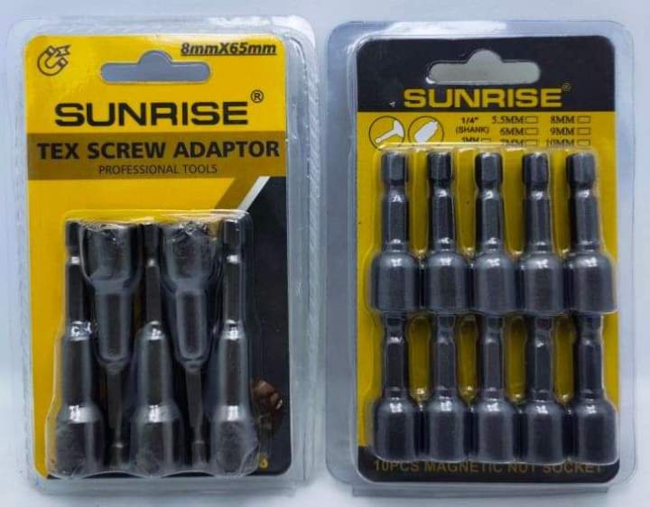 0Magnetic Nut Setter / Tex Screw Adaptor / MAGNETIC NUT SOCKET / Tex ...