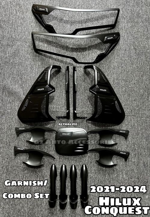 Toyota Hilux Conquest V 2021-2024 G variant Garnish/Combo Set (Thailand ...