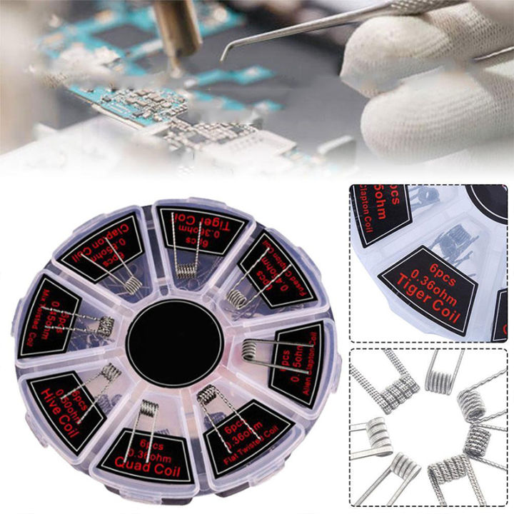 48 PCS Iron Chrome Fancy Heating Wire DIY Fancy Electric Heating Wire ...