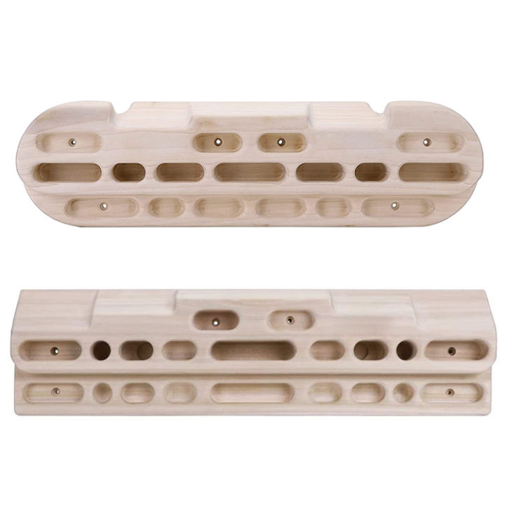 Jiangmomo Rock Climbing Bouldering Wooden Finger Board Training Board ...