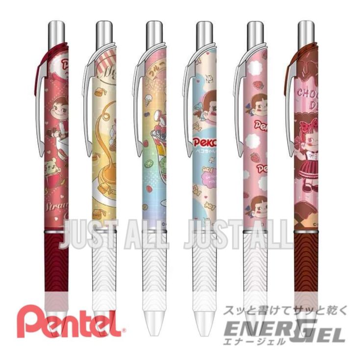 Peko Chan × Pentel Energel ==ปากกาหมึกเจลสีดำ 0.5mm | Lazada.co.th