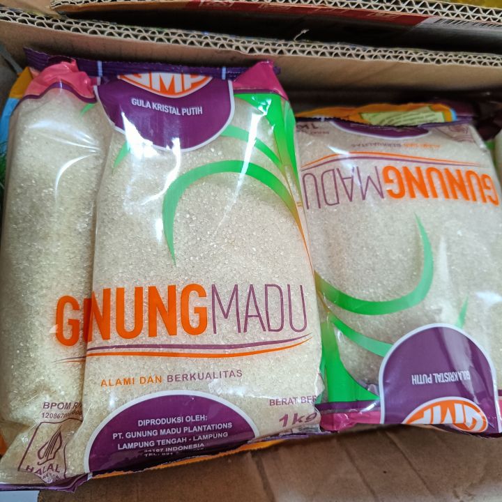 GMP Gula Pasir 1kg Gula Kristal Putih Gunung Madu | Lazada Indonesia