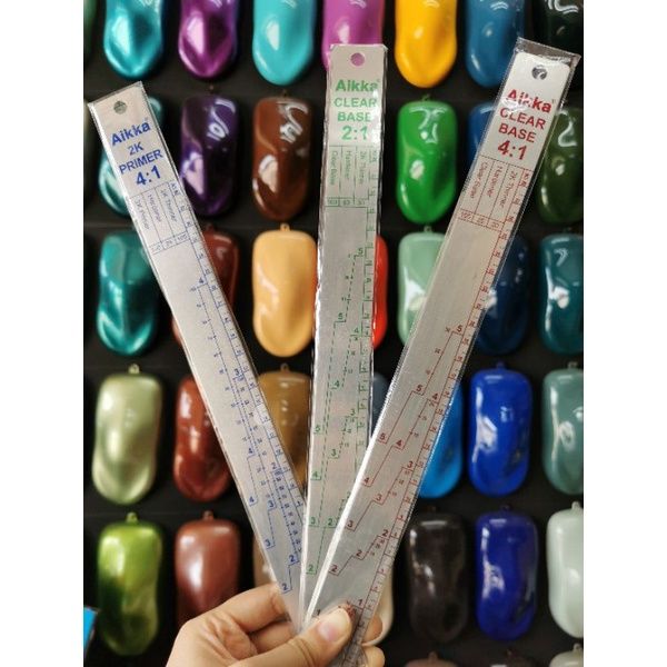 AIKKA RULER CAR PAINT RATIO RULER | Lazada