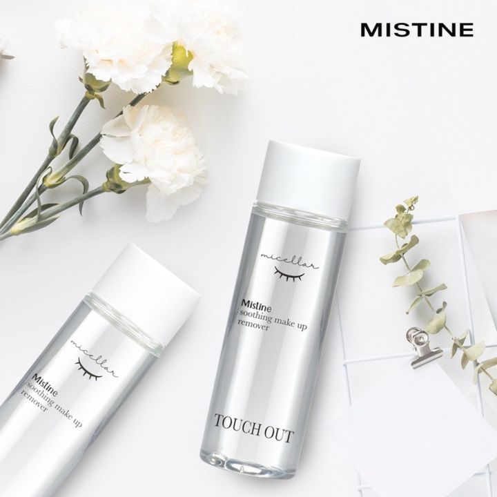 เช็ดเครื่องสำอางค์มิสทิน ทัช เอาท์ ซูตติ้ง เมค อัพ รีมูฟเวอร์ 60 มล. MISTINE TOUCH OUT SOOTHING ...