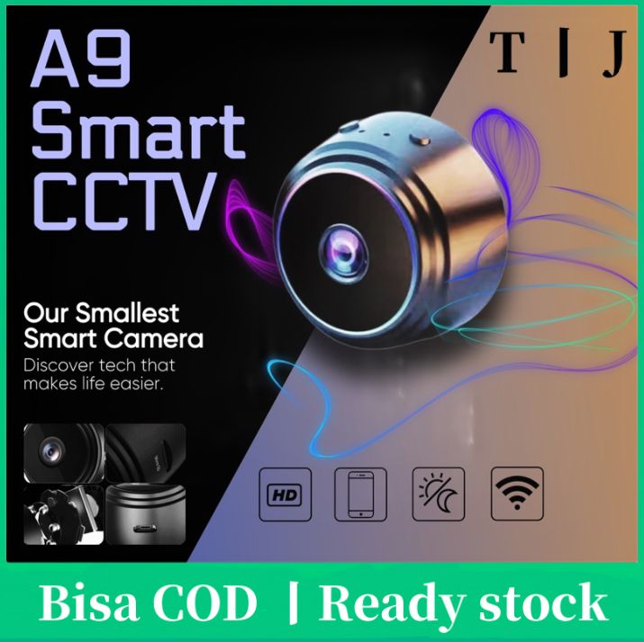 Tommjerry Wireless A9 Mini Camera Wifi Hd 1080P Micro Kamera Kecil ...