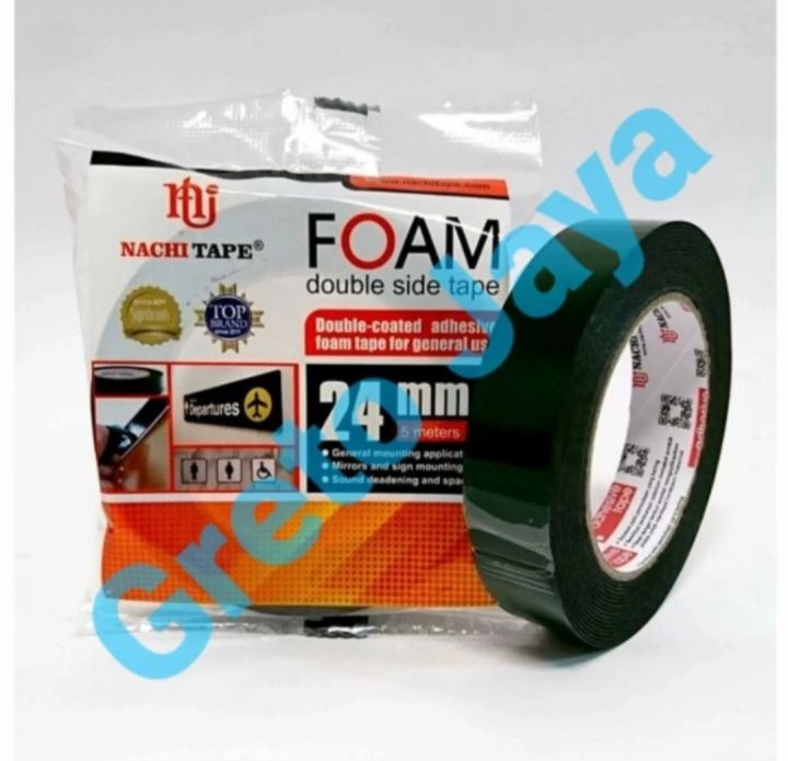 Doble / Double Tape Tip Foam / Busa / Dobel Tip / Selotip TEBAL ...