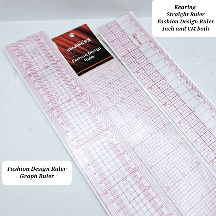 Kearing Original Fashion Design Ruler Pattern Making Ruler Straight ...