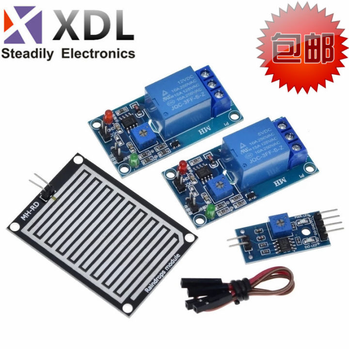 Large Area Raindroprain Weather Sensor Module 5v12v Waterless Turn On Switch With Electric 