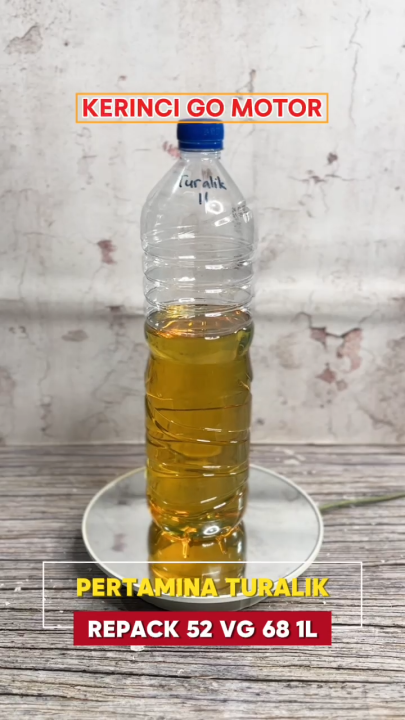 REPACK 1 Liter Pertamina Turalik 52 ISO VG 68 Drum Oli Hydraulic ...