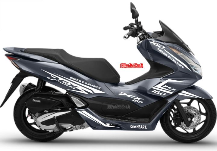 stiker variasi lis bodi motor honda pcx 160 new 2021 20224 striping ...