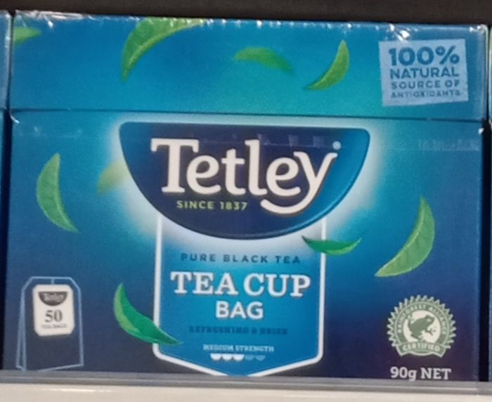 Tetley Tea Cup Bag 50S Pure Black Tea | Lazada