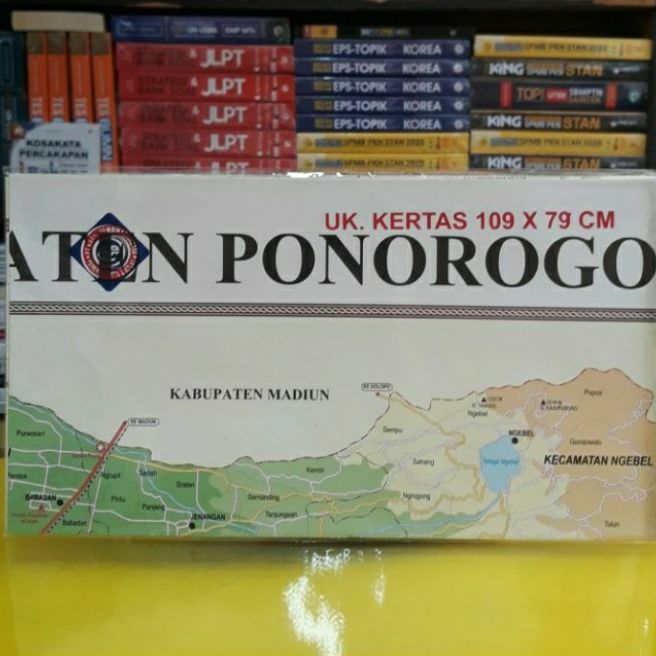 PETA KABUPATEN PONOROGO LIPAT | Lazada Indonesia