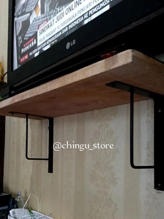 BESI SIKU RAK TEMPEL DINDING/RAK TEMBOK | Lazada Indonesia