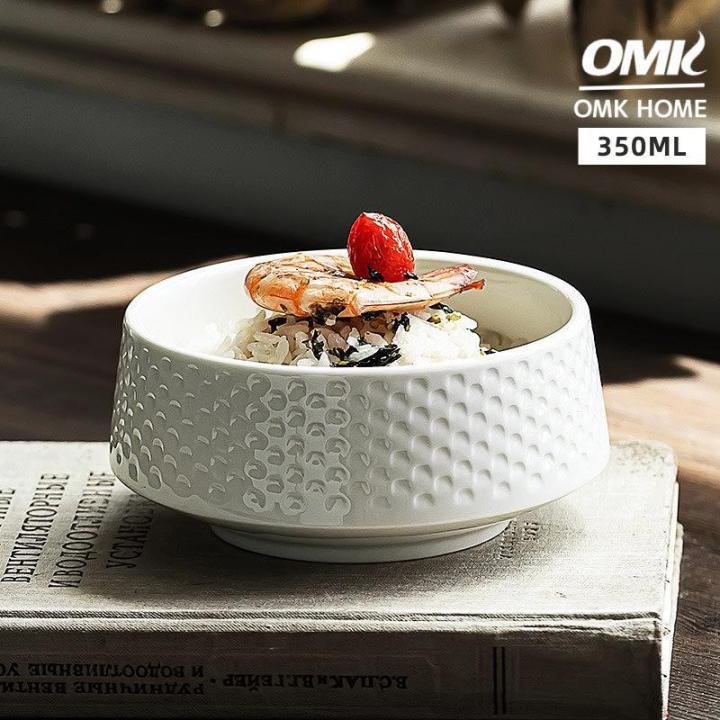 OMK Japanese Style Ceramic 4.4 inch bowl 350ML | Lazada Singapore