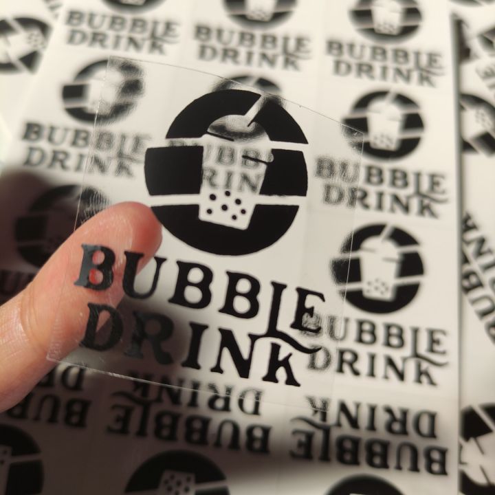 Tulisan Tempel Kemasan Minuman Bubble Drink isi 100 Pcs | Lazada Indonesia