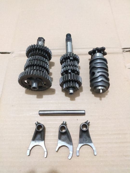 Gigi rasio gear ratio gearbox girbox transmisi all new honda cb 150 r cbr 150 fi led facelift ...