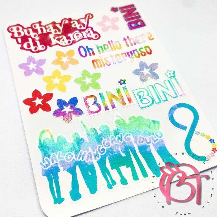 BINI STICKER PACK - STICKER WITH PHOTOTOP | Lazada PH