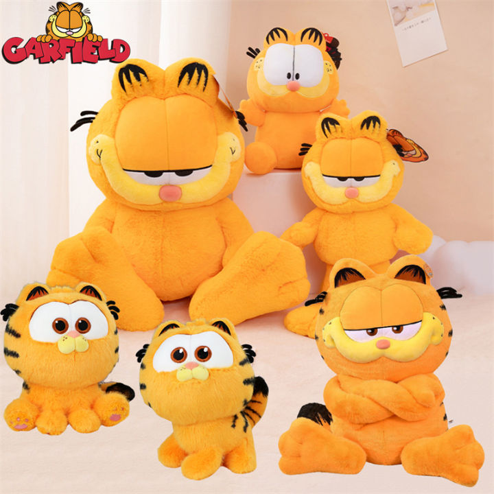 Original GARFIELD FAMILY Kawaii Soft Plush Toys Cute Cartoon Garfield ...