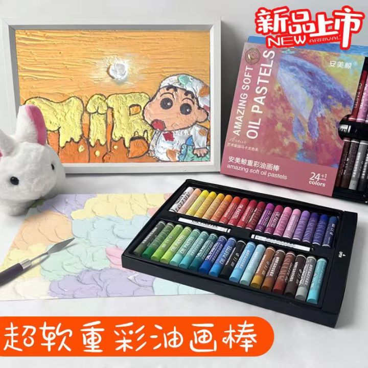 Oil Painting Stick Amazing 24 / 36 / 48 Colors Macaroon Crayon Set ...