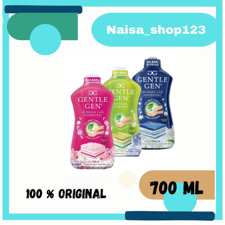 GENTLE GEN deterjen tumbuhan 700 ml /gentel jen deterjen cair 700 ml ...