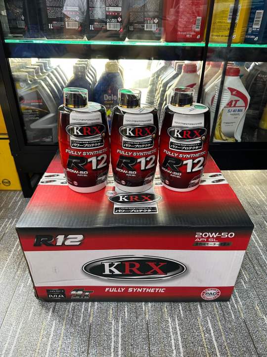 KRX R12 / R10 MOTORCYCLE OIL / 1L FULLY SYNTHETIC OIL / BEST AND QUALITY MOTORCYCLE ENGINE OIL ...