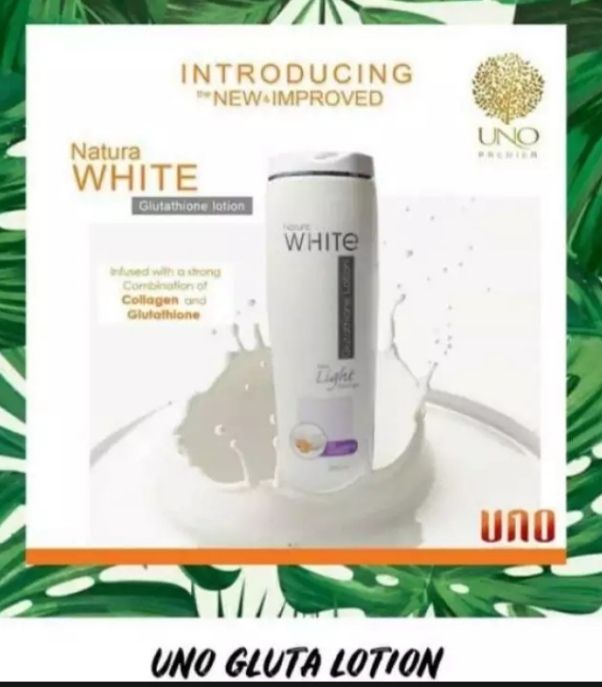 NATURA WHITE GLUTATHIONE LOTION UNO WITH COLLAGEN AND GLUTATHIONE UNO ...