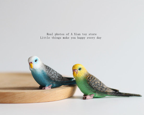 Authentic Bulk Cargo Artificial Animal Birds Blue Parrot Bird Toy ...
