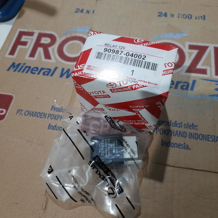 RELAY TOYOTA 12V KAKI 5 RELAY AC COROLLA STARLET SOLUNA 90987-04002 ...