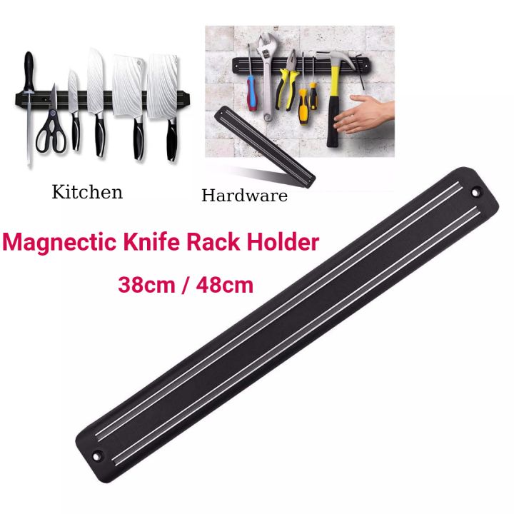 Magnetic Knife Rack Knives Holder Wall Moulded Knife Utensil Cutlery ...