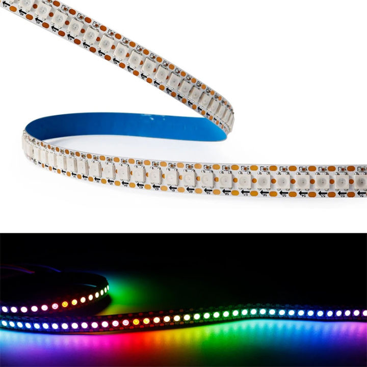 1meter Magic color SMD 5050 1m WS2812B DC5V 144 LED/m RGB LED Strip ...