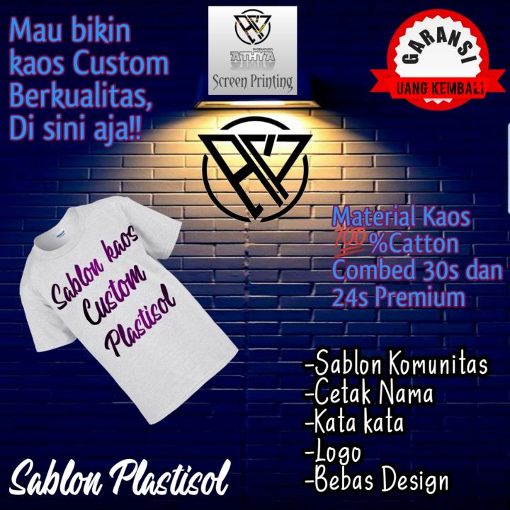 kaos custom,kaos komunitas | Lazada Indonesia