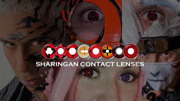 Magister cosplay contact lenses, cartoon anime Naruto Halloween cosplay ...