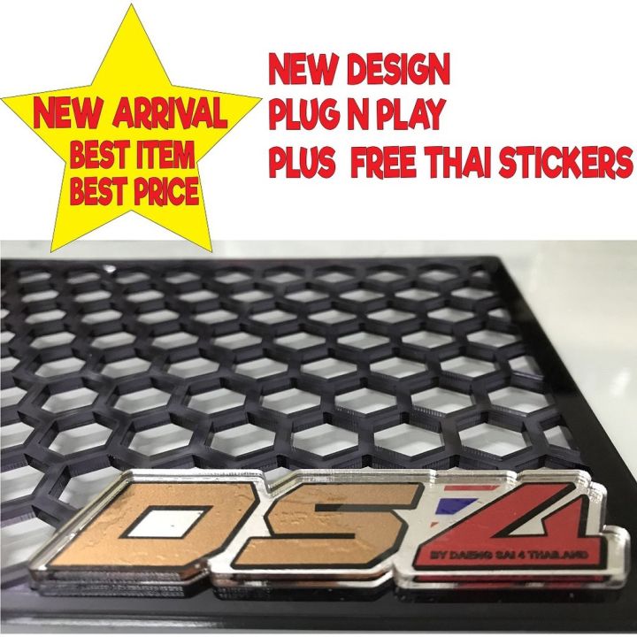 Nmax aerox radiator cover V1 smoke black DS4 3mm (ORIGINAL)fit for ...