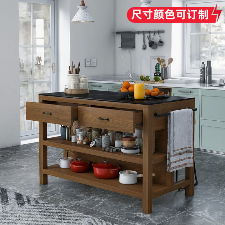 Kitchen Middle Island Table Separate Kitchen Counter Custom Removable ...