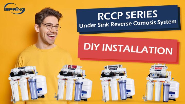 iSpring RCC1UP-AK Drinking Filtration System 100GPD Under Sink 7-Stage ...
