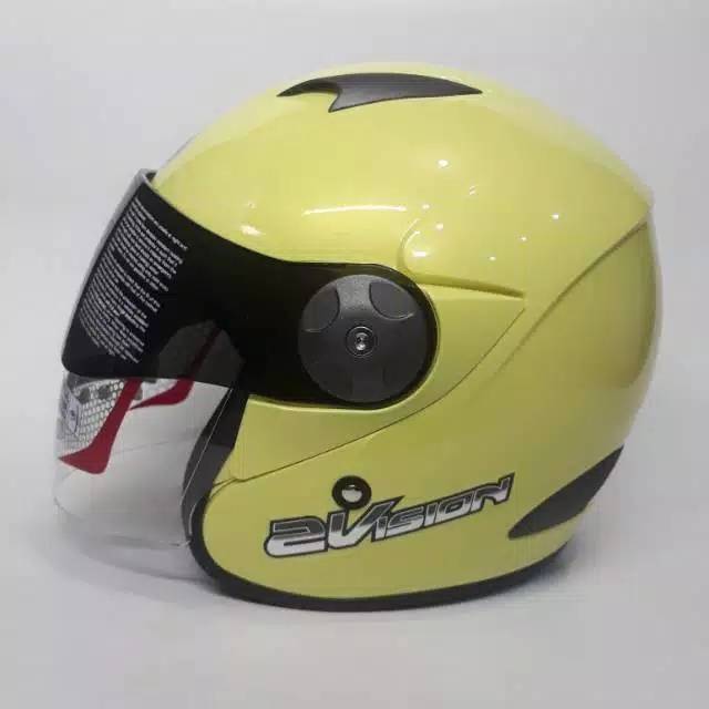 Helm kyt 2 vision kuning lemon original | Lazada Indonesia