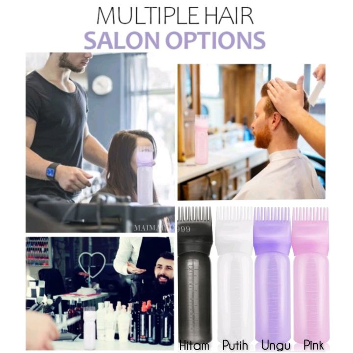 Botol Sisir Cat Rambut | Alat Cat Rambut | Applikator Cat Rambut ...