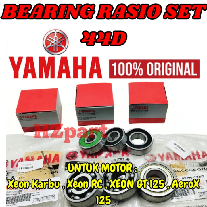 BEARING RASIO SET 44D ASLI ORIGINAL YAMAHA XEON KARBU/XEON RC/XEON ...