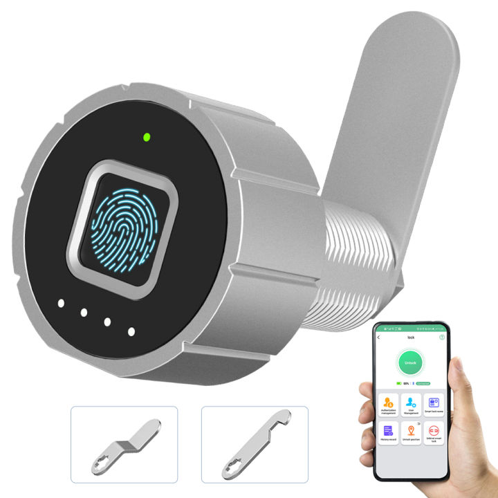 elinkSmart Drawer Lock / Fingerprint Unlock Cabinet Kitchen Security ...