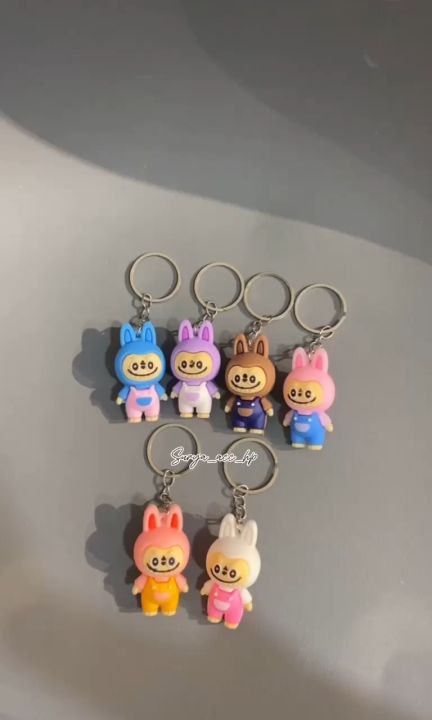 Gantungan Kunci Tas Karakter Labubu The Monster 3D / Ganci Labubu ...