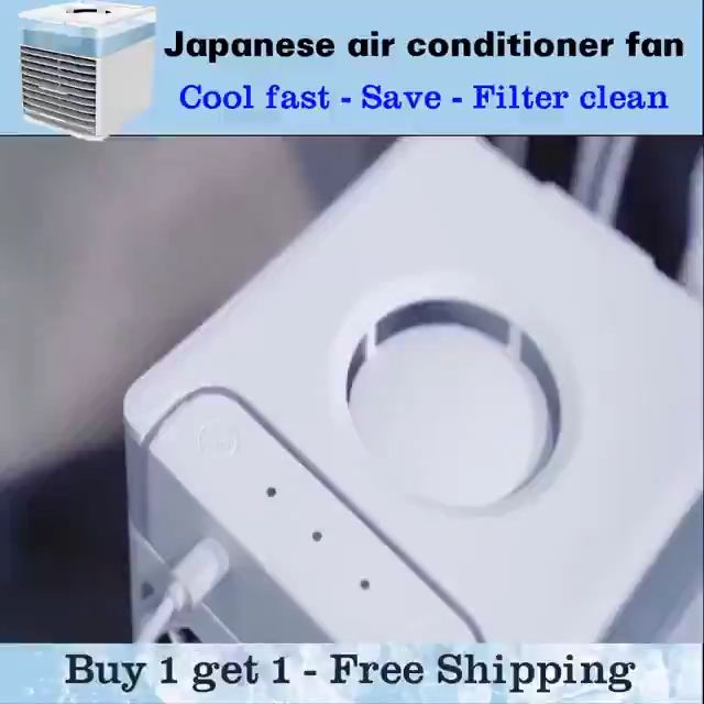 JAPAN AIR COOLER Original Mini Portable Air Conditioner Arctic Air ...