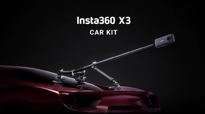 Insta360 Dual/Triple Suction Cup Car Mount, for GO 3, X3, ONE RS, ONE X2, rock-solid car mount ...