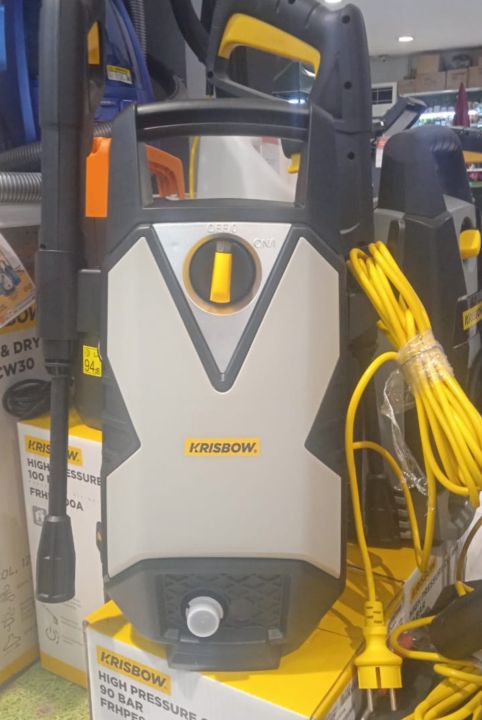 Mesin Steam Cuci Motor & Mobil KRISBOW 90/100 BAR HIGH PRESSURE CLEANER 1000/1400W | Lazada ...