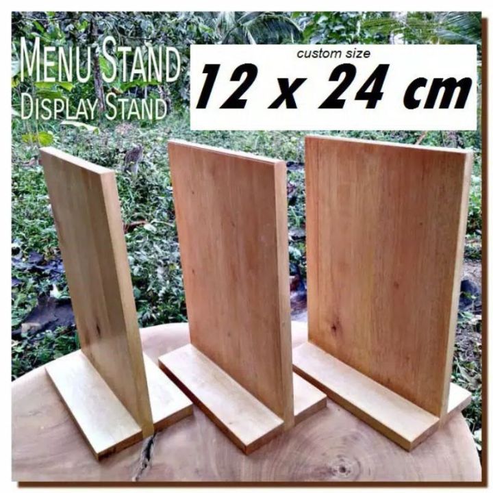 papan menu/ display stand kayu | Lazada Indonesia