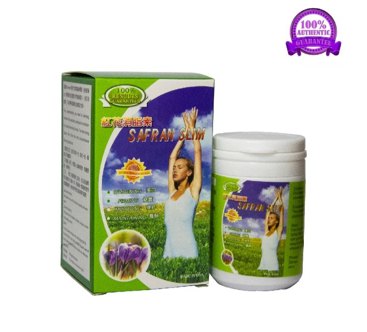 PILLS Original Safran Capsule 500mg x 24Pcs Safran Whitening &Slimming ...