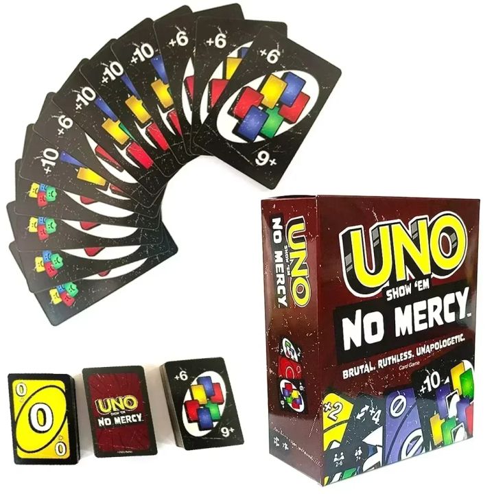 NEW Uno No mercy Game Board Games2025 UNO Cards Table Family Party ...