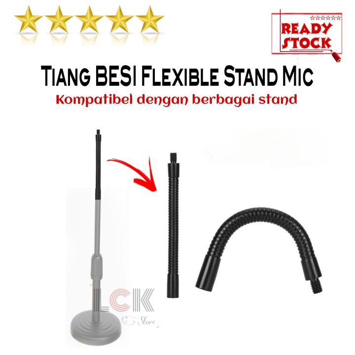 Tiang sambungan stand mic microphone drat 3/8 inch peninggi stand mic ...