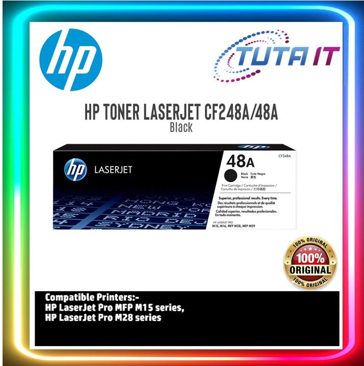 Ready stock]HP 48A Black LaserJet Toner Cartridge 48A CF248A / cf248a ...