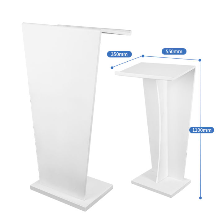 White Podium Wedding Host Station Reception Desk Hotel Restaurant ...