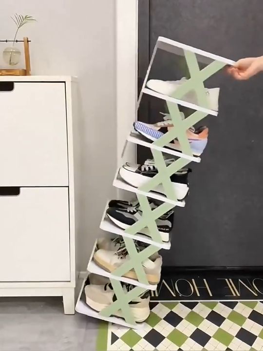 Multilayer Shoes Rack Shoe Storage Organizer Rack Rak Kasut Bertingkat ...